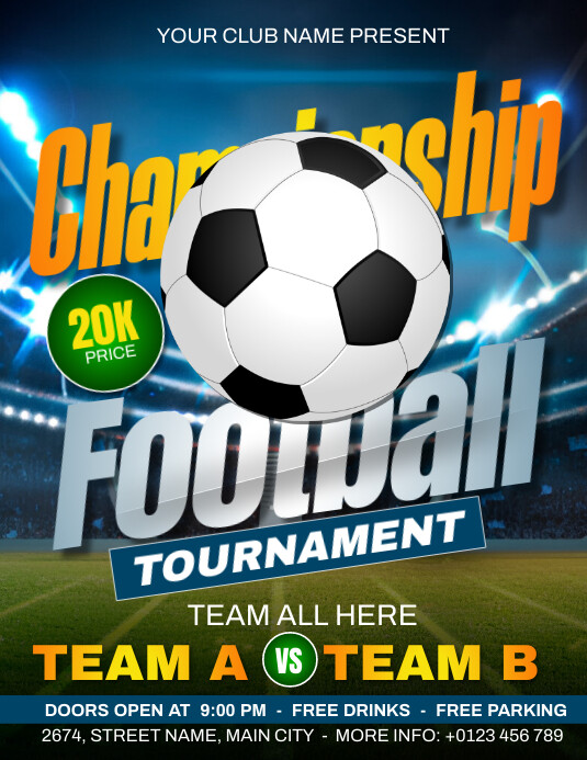 Football Ads Templat | PosterMyWall