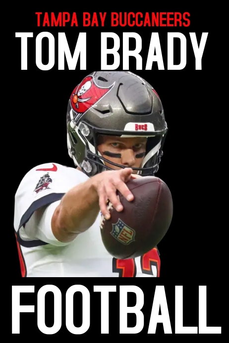 FOOTBALL BUCCANEERS POSTER Template | PosterMyWall