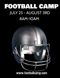 FOOTBALL CAMP SUMMER FOOTBALL CAMP YOUTH FOOTBALL CAMP Template ...