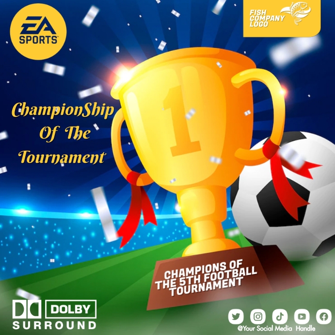 football championship Template | PosterMyWall