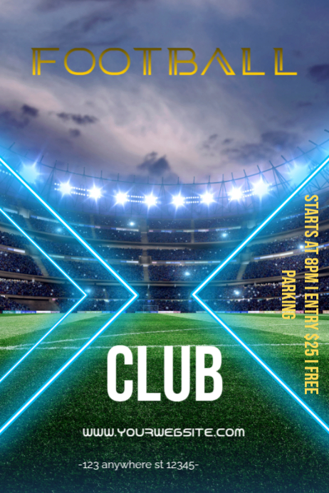 football club Template | PosterMyWall