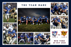 Football Collage Template | PosterMyWall