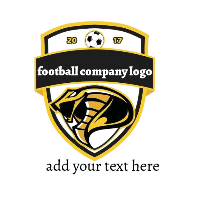 Copy of football company logo | PosterMyWall