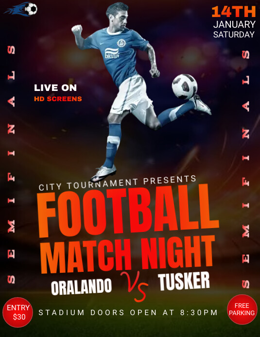 football Template | PosterMyWall