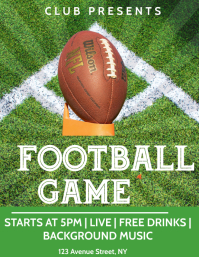 ThePHMFA flag football sign up flyer Template | PosterMyWall