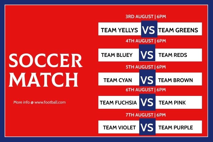 Copy of Football | PosterMyWall