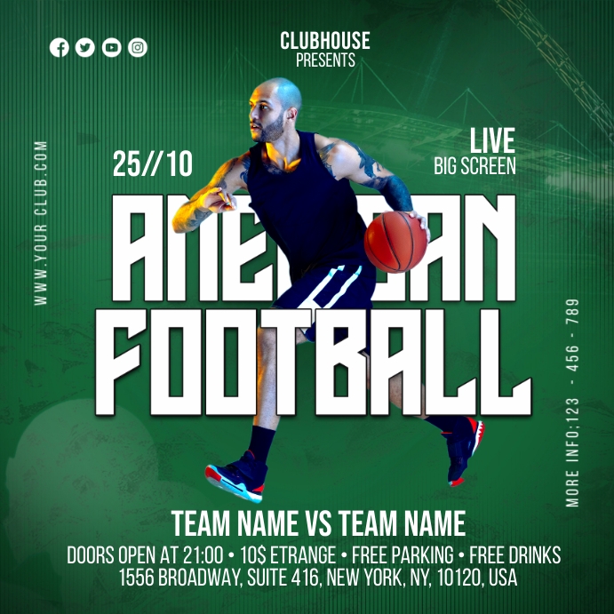 Copy of FOOTBALL | PosterMyWall