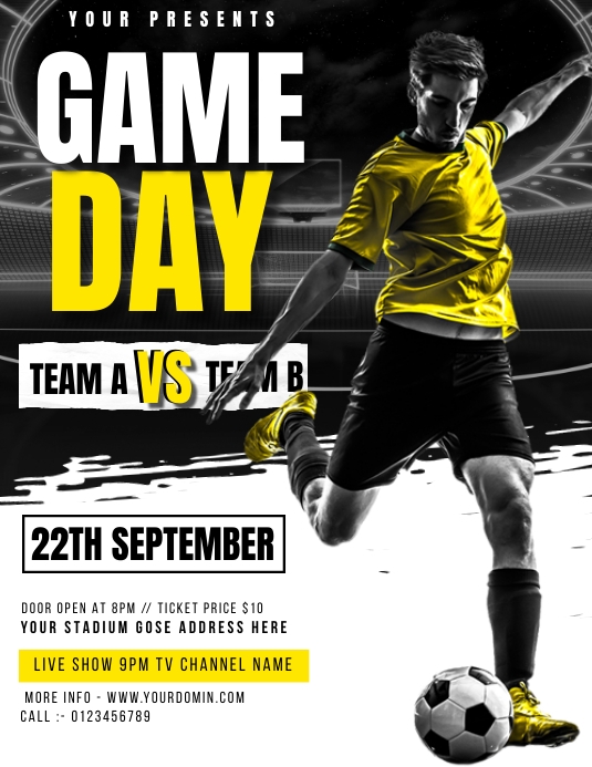 Football Template | PosterMyWall