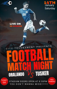 football Template | PosterMyWall