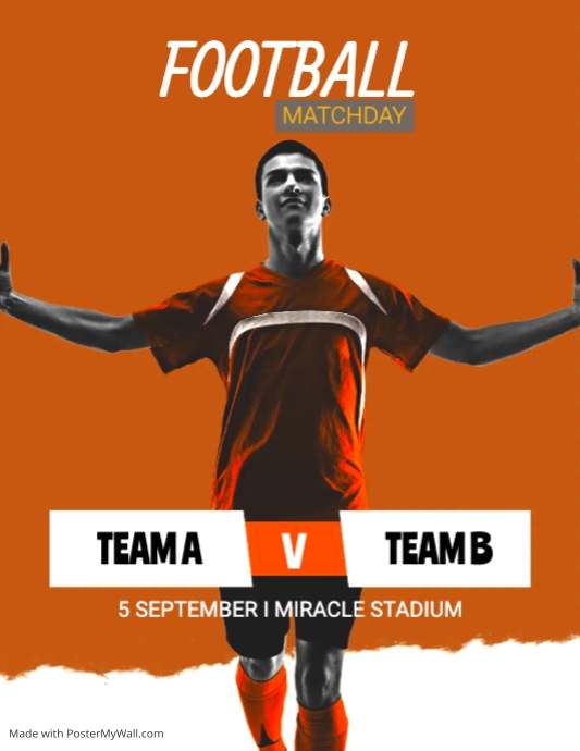 Copy of Football | PosterMyWall