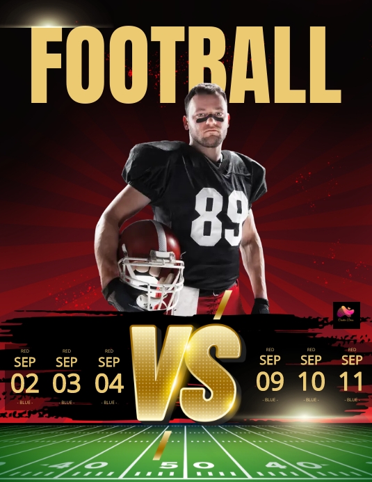 Copy of Football | PosterMyWall