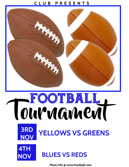 Football Template | PosterMyWall