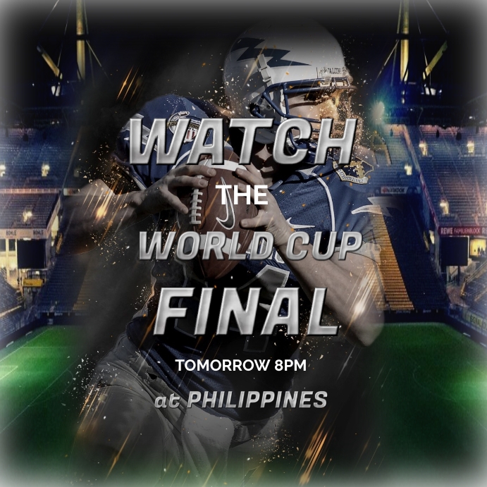 FOOTBALL Template | PosterMyWall