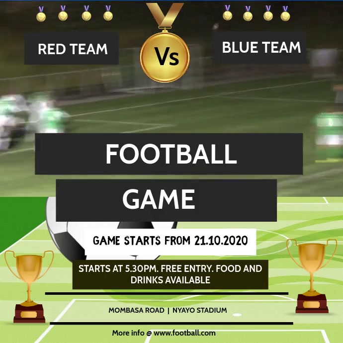 Football Template | PosterMyWall