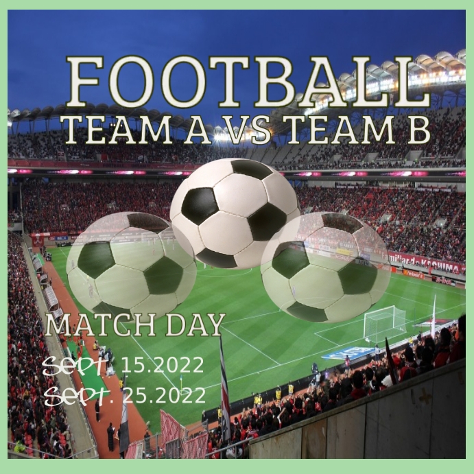 football Template | PosterMyWall