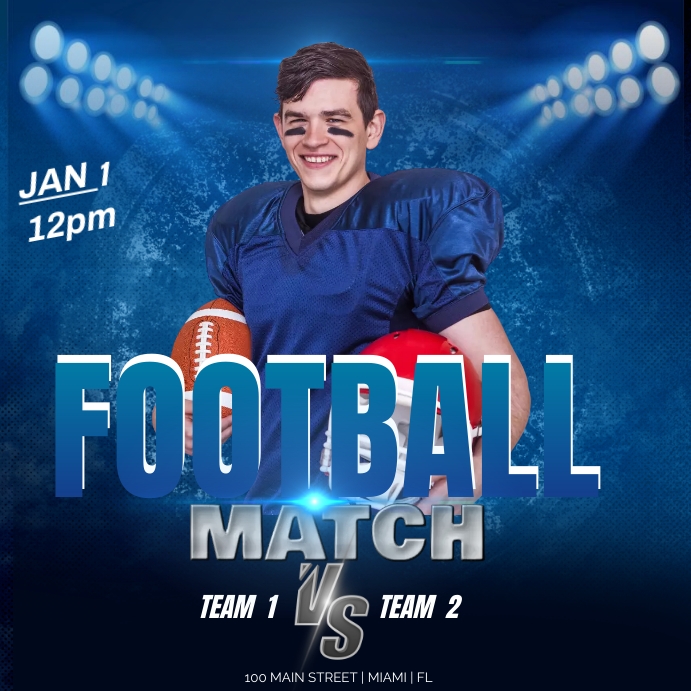 Football Template | PosterMyWall