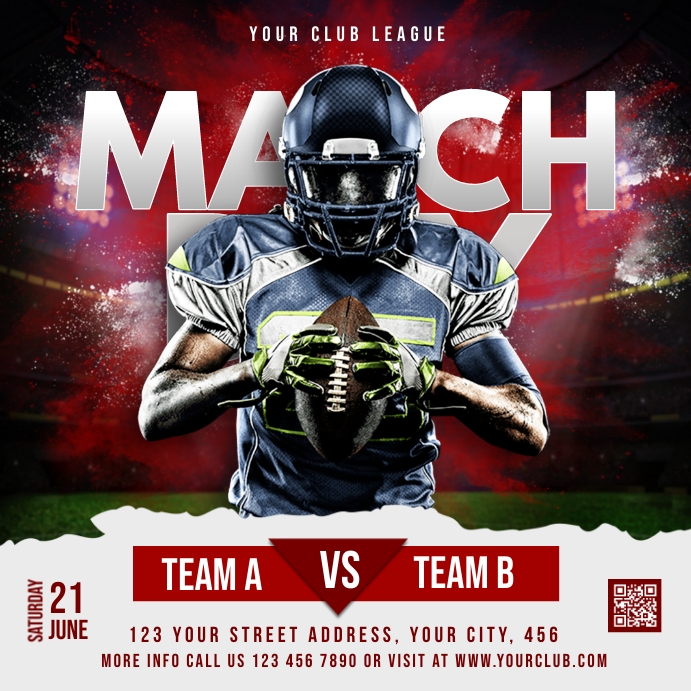 Football Template | PosterMyWall