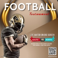 Football Game Instagram Post template | PosterMyWall