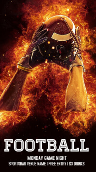 107+ Free Football Digital Display (9:16) Templates | PosterMyWall