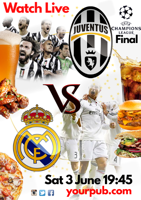 Football Event Poster Template | PosterMyWall