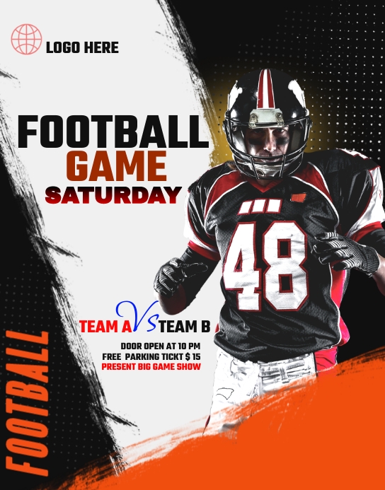 football final match ad design flyer poster Template | PosterMyWall