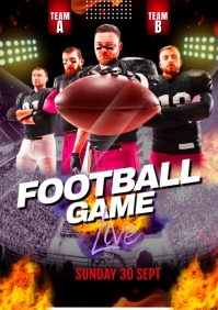 football final match ad design flyer Template | PosterMyWall