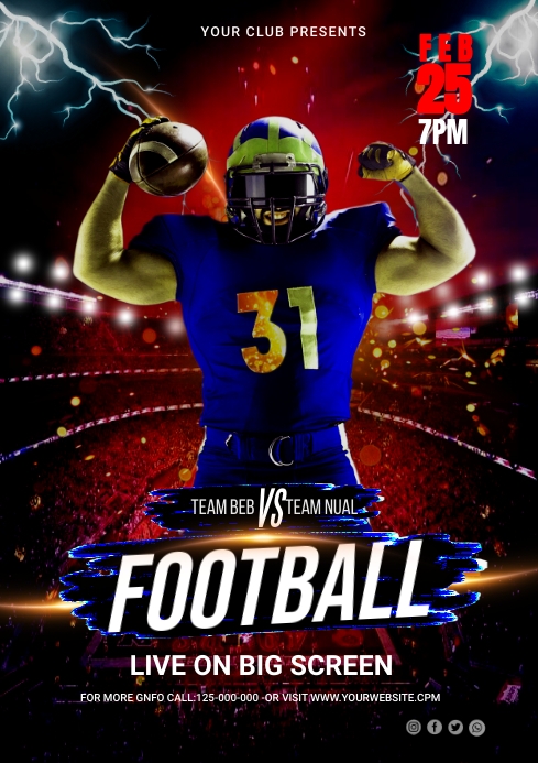 football flyer ad design Template | PosterMyWall