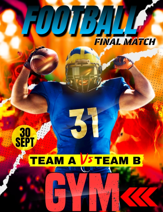 football flyer ad design Template | PosterMyWall