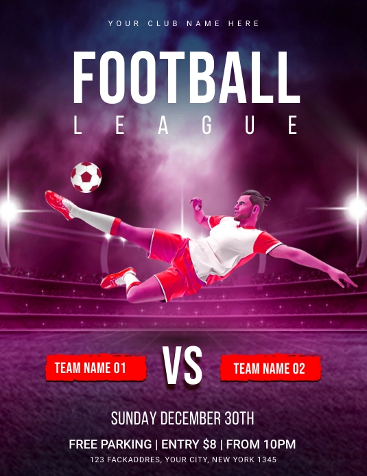 Football Flyer Template | PosterMyWall