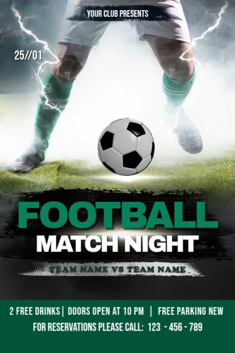 Football Flyer Template | PosterMyWall