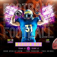 Football Instagram Post Template | PosterMyWall