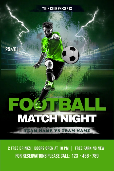 Football Flyer Template | PosterMyWall