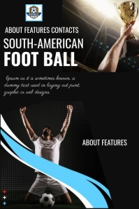 FOOTBALL POSTER Template | PosterMyWall