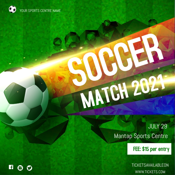 FOOTBALL FLYERS Template | PosterMyWall