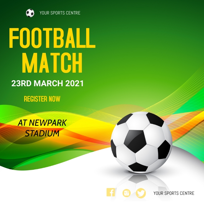 FOOTBALL FLYERS Template | PosterMyWall