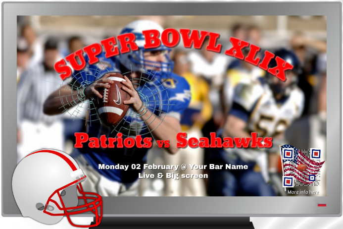 Football poster for bar Template | PosterMyWall