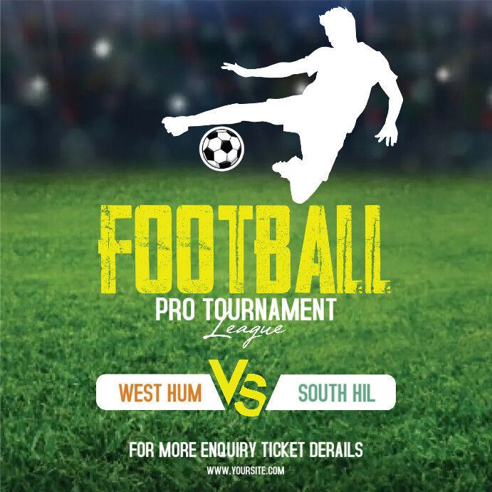 Copy of Football Fournament Post | PosterMyWall