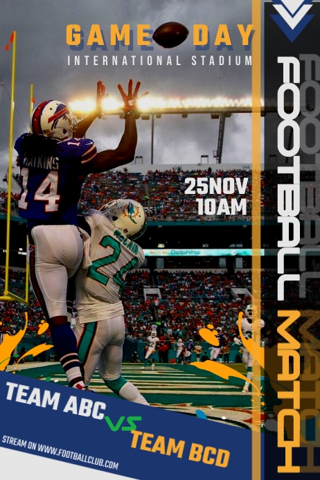 Copy of Football Friendly Match | PosterMyWall