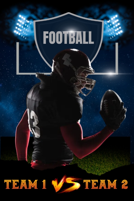 Football Game Template | PosterMyWall