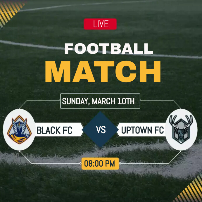 Copy of Football game design template | PosterMyWall