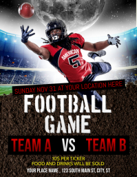 Football Game Template | PosterMyWall