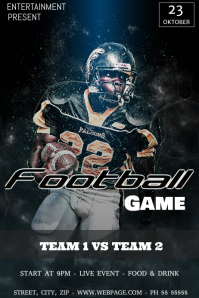 Football Night Template | PosterMyWall