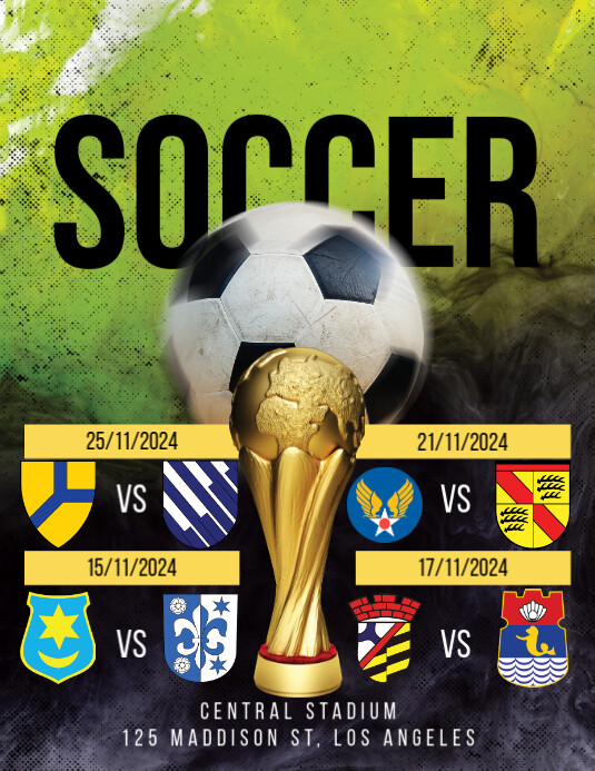 Copy of Football game template | PosterMyWall