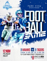 football flyer Template | PosterMyWall
