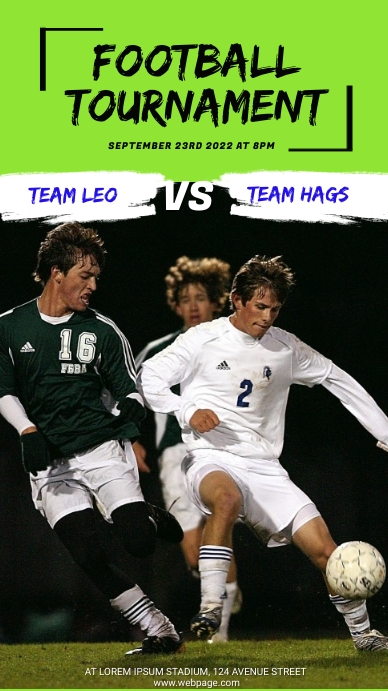 FOOTBALL INSTA TEMPLATE.C | PosterMyWall