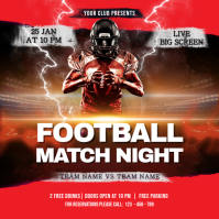 Football Instagram Flyer Template | PosterMyWall