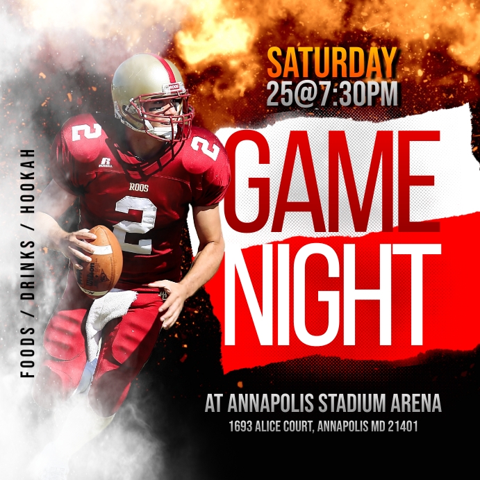 Football Instagram Post Template | PosterMyWall