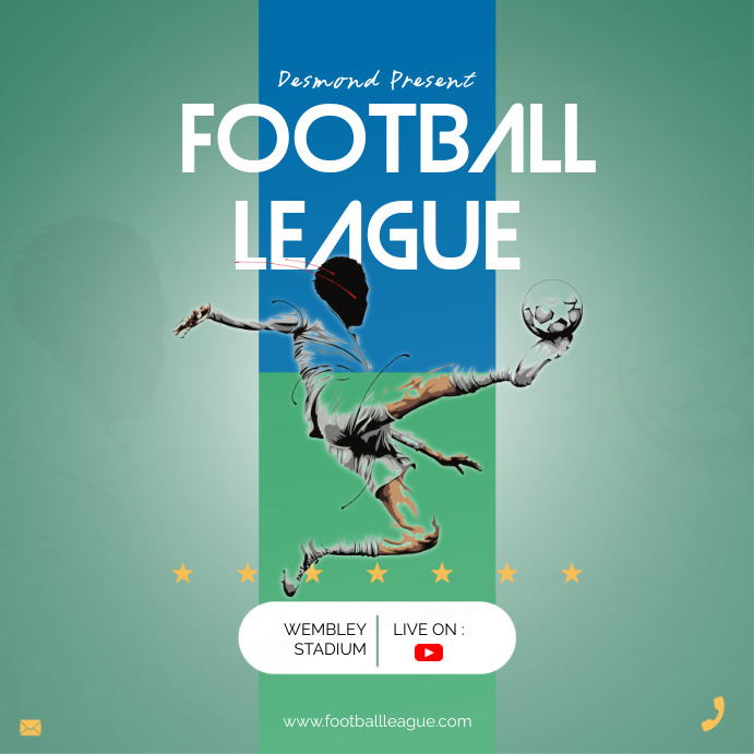 Copy of Football League | PosterMyWall