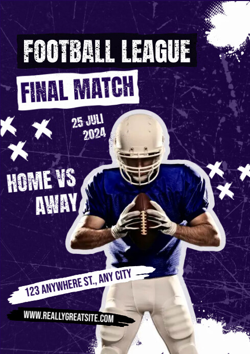 Copy of Football League Match-up Instagram Post | PosterMyWall