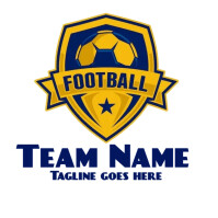 Football logo, football team logo Template | PosterMyWall